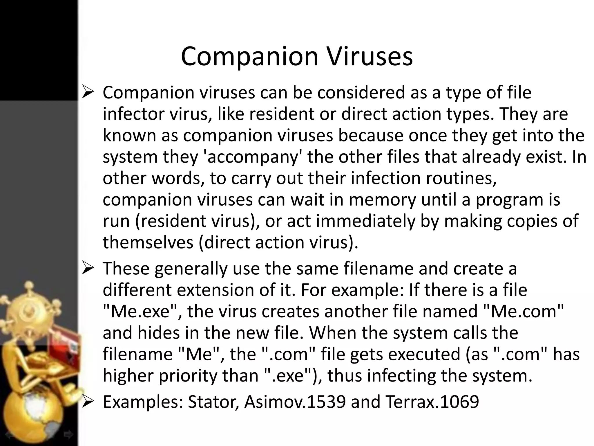 Types of Virus & Anti-virus | PPTX