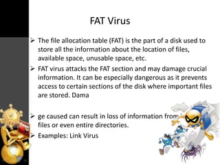 Types of Virus & Anti-virus | PPTX