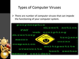 Types of Virus & Anti-virus | PPTX