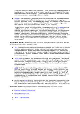 Types of viruses | PDF