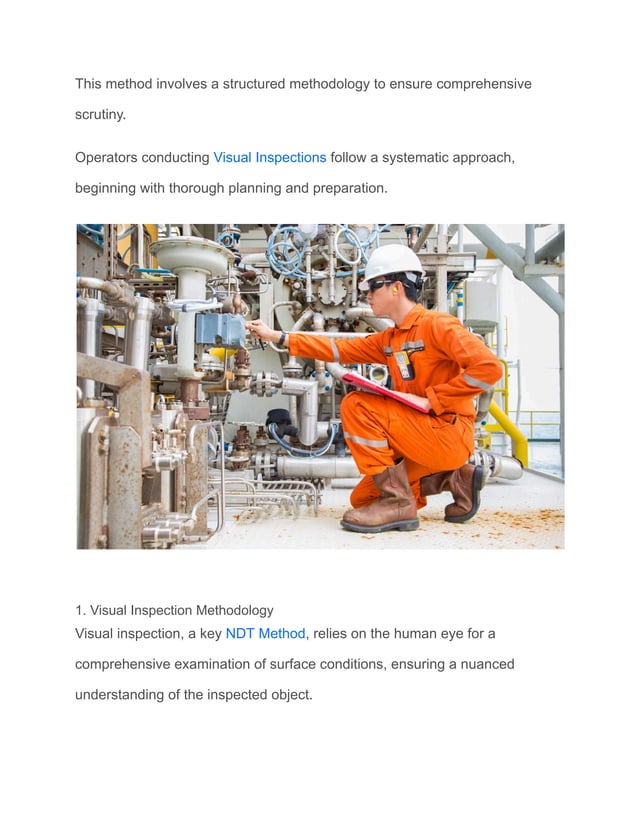 Types of Visual Inspection | PDF
