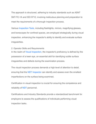 Types of Visual Inspection | PDF