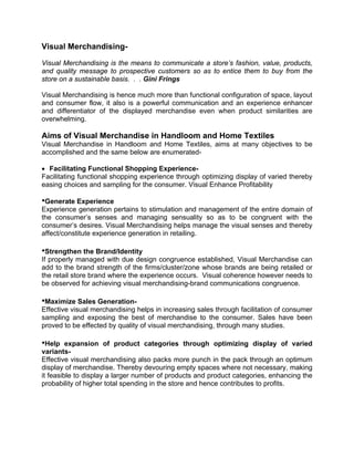 Types of vm | PDF | Apparel Industry | Industries