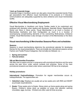 Types of vm | PDF | Apparel Industry | Industries