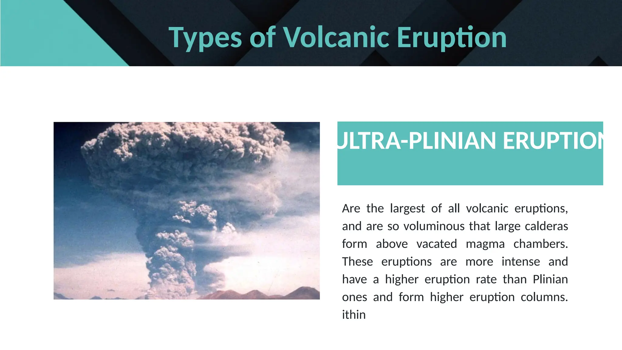 TYPES OF VOLCANIC ERAPTION GRADE 9 TOPIC | PPTX