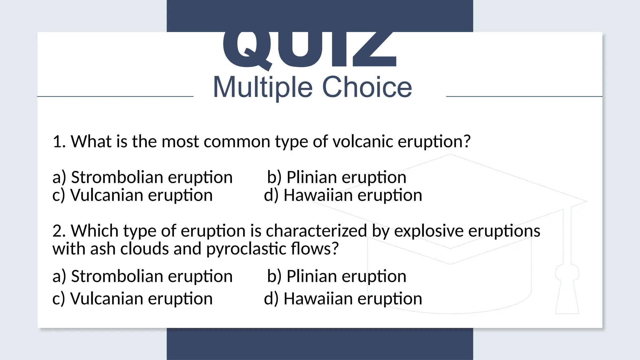 TYPES OF VOLCANIC ERAPTION GRADE 9 TOPIC | PPTX