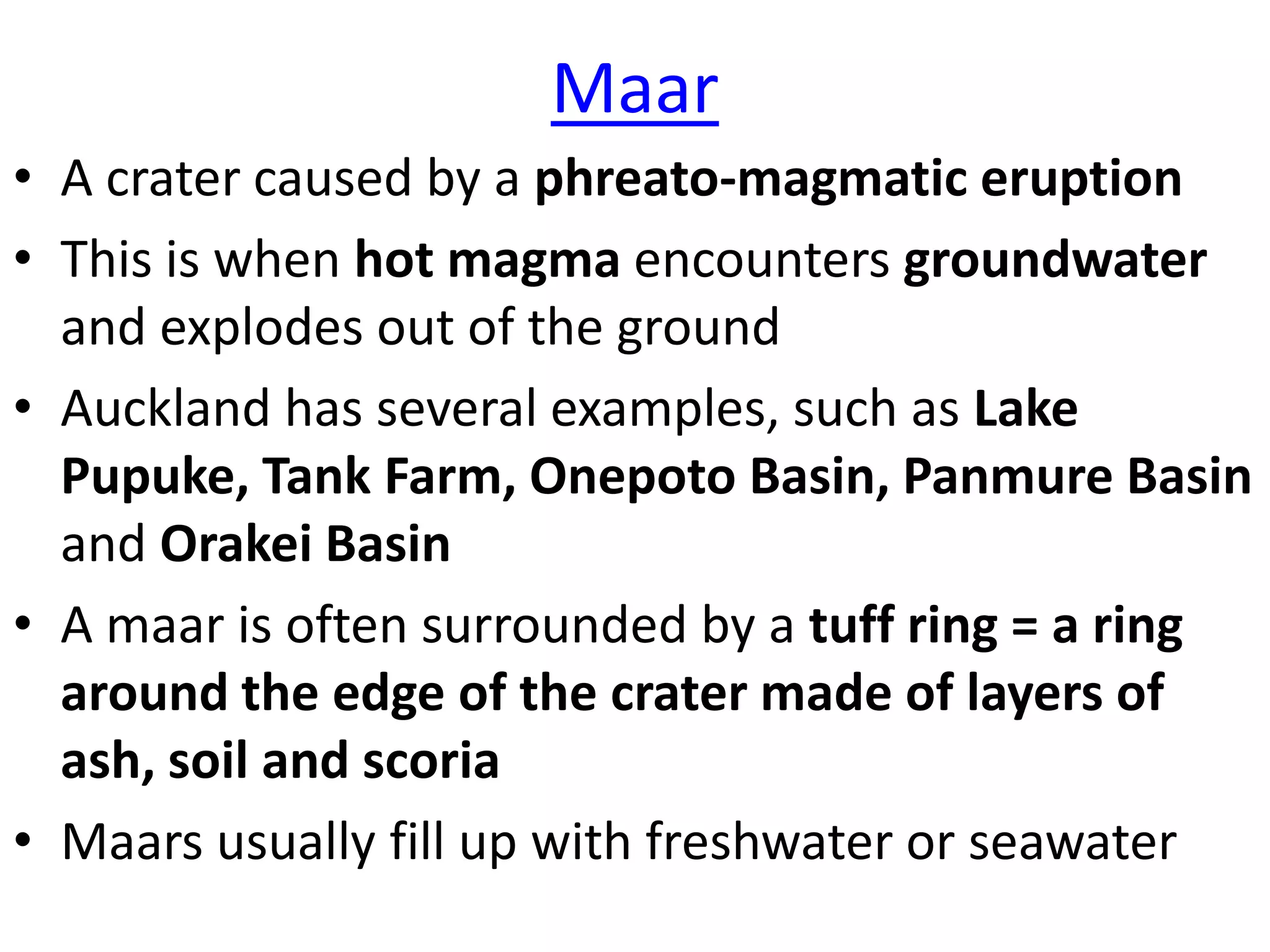 Types of volcanoes | PPTX