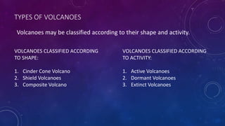 GRADE 9 EARTH AND SPACE - VOLCANOES | PPTX