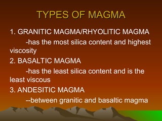 Types of Volcanoes according to their shape and status .ppt