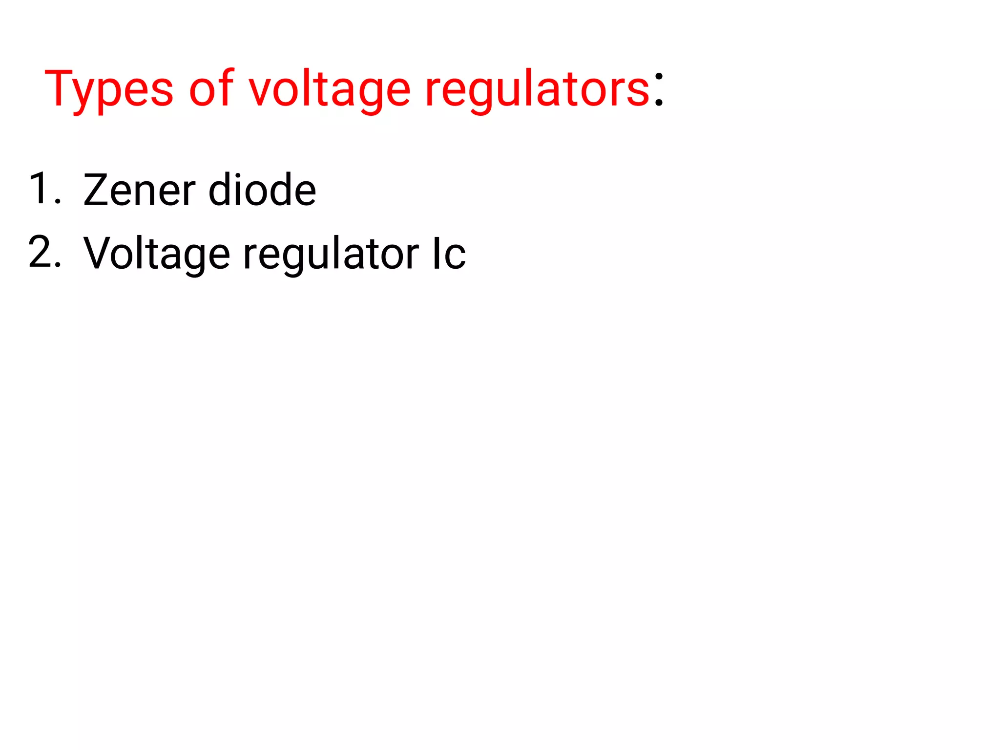 types of voltage regulator and DC power supply notes.pdf