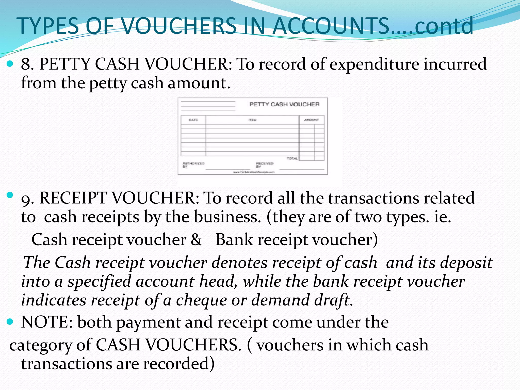 Types of vouchers | PPTX