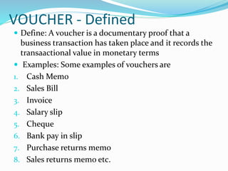 Types of vouchers | PPTX