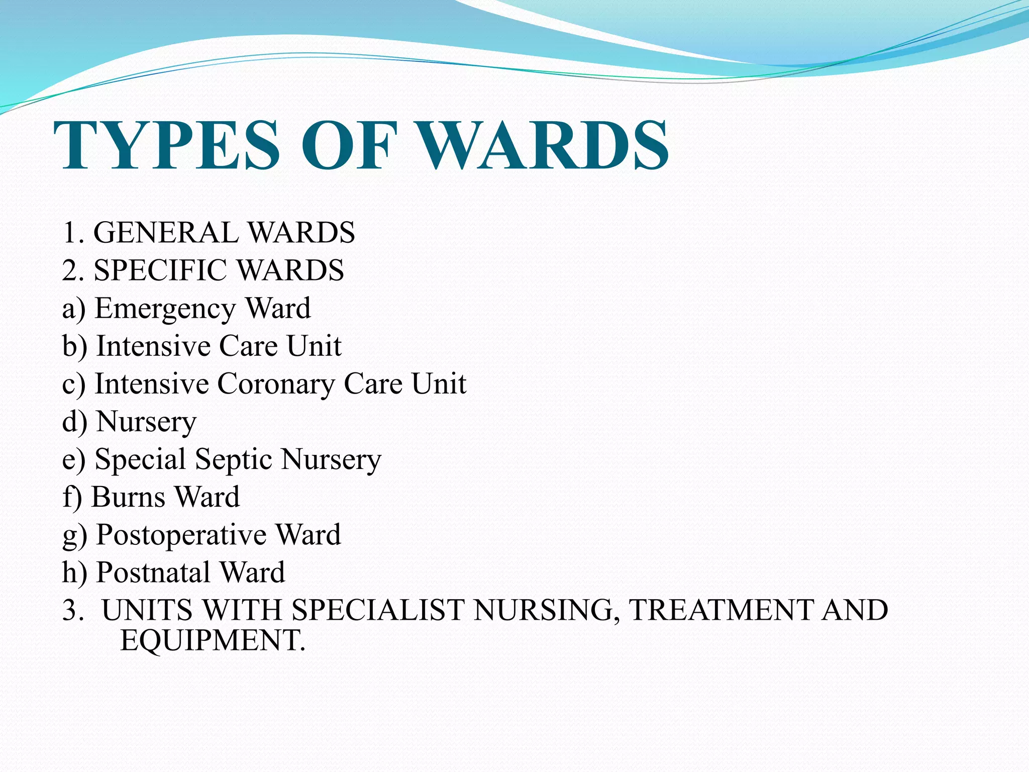Types of ward | PPTX