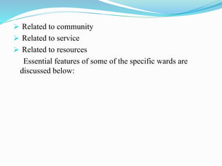 Types of ward | PPTX