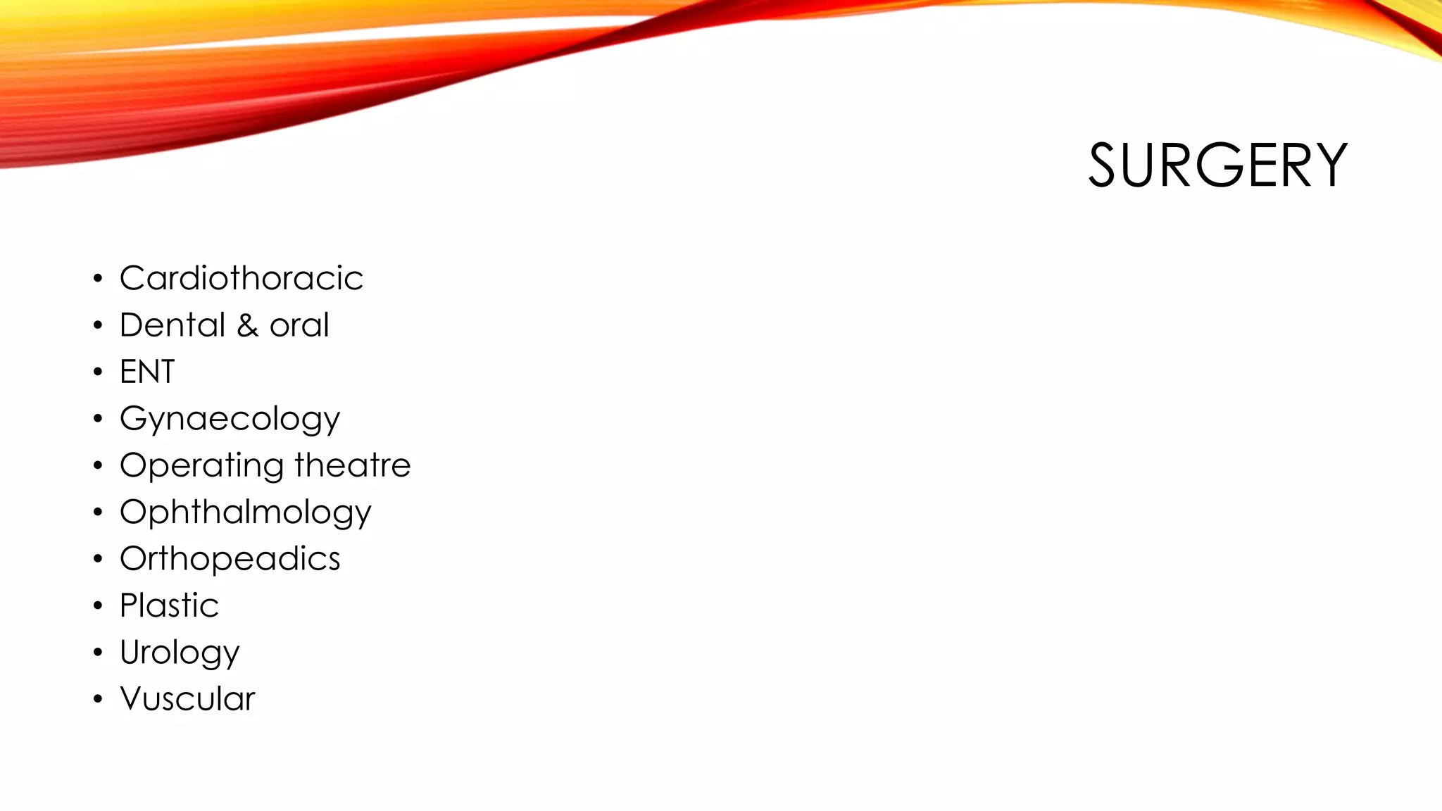 Types of wards in Single & Multispeciality Hospital | PPTX