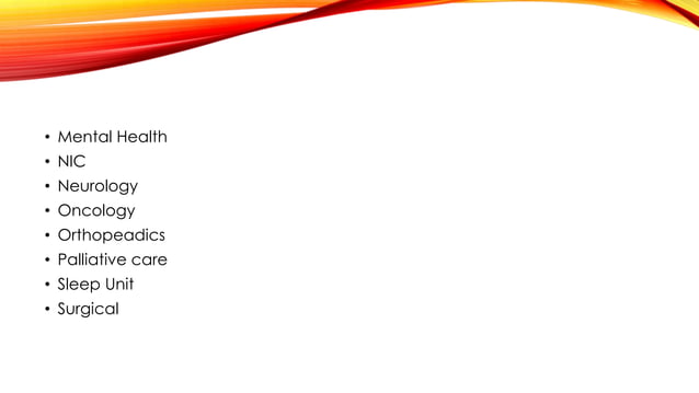 Types of wards in Single & Multispeciality Hospital | PPTX