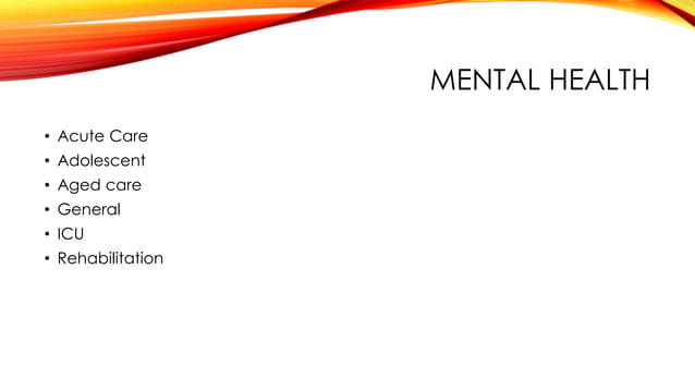 Types of wards in Single & Multispeciality Hospital | PPTX