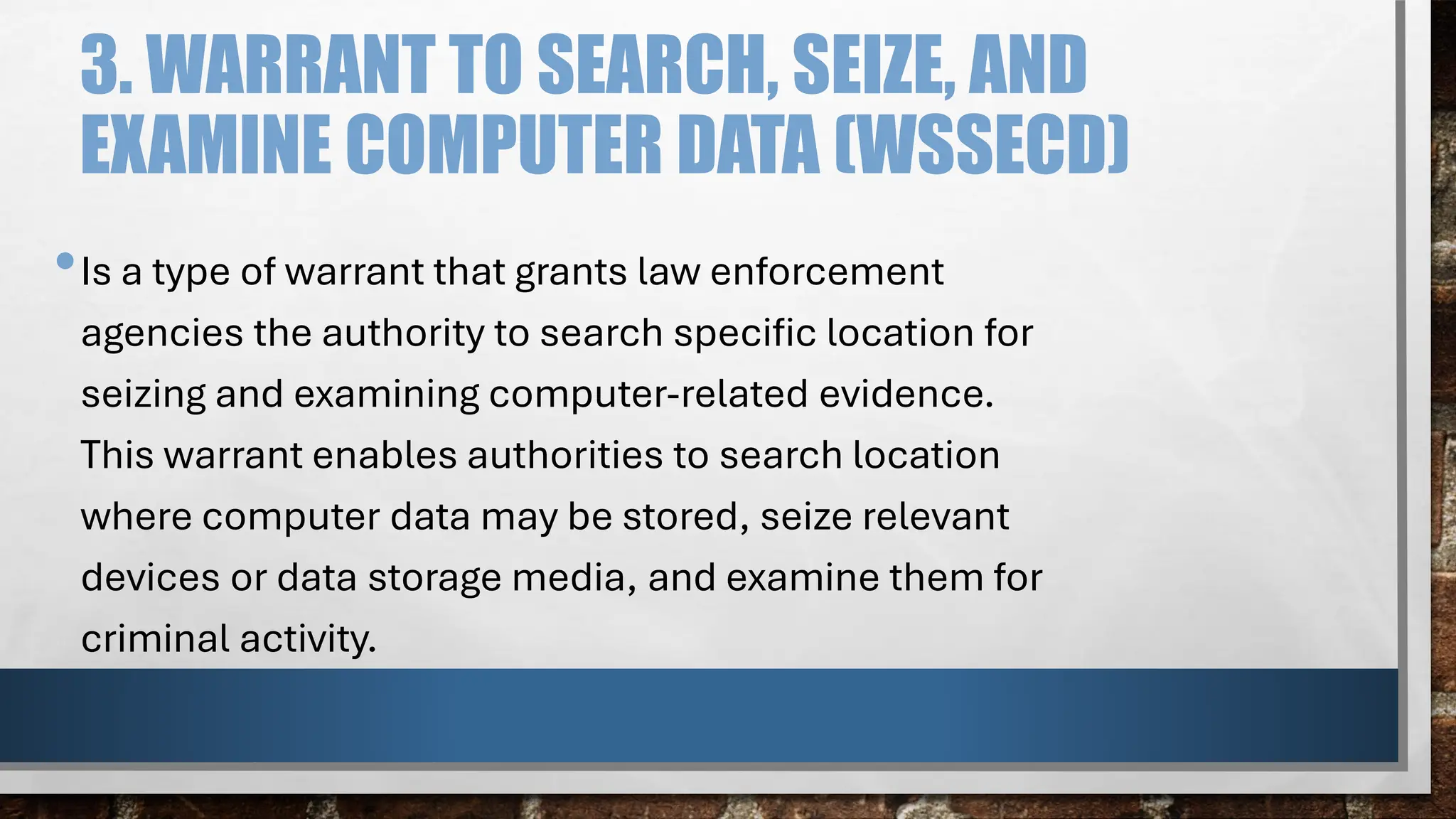TYPES OF WARRANTS IN RELATION TO CYBERCRIME.pdf