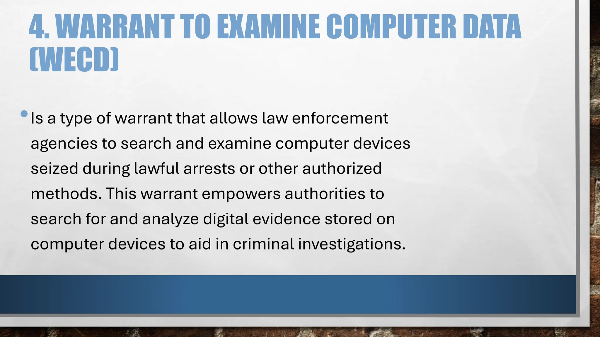 TYPES OF WARRANTS IN RELATION TO CYBERCRIME.pdf