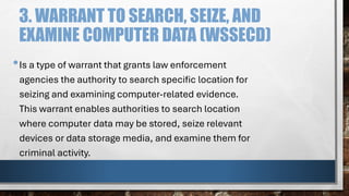 TYPES OF WARRANTS IN RELATION TO CYBERCRIME.pdf