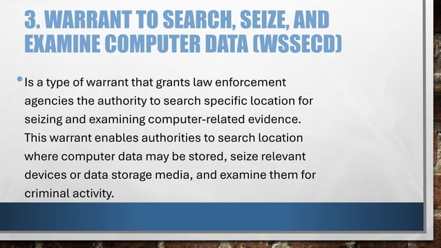 TYPES OF WARRANTS IN RELATION TO CYBERCRIME.pdf
