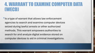 TYPES OF WARRANTS IN RELATION TO CYBERCRIME.pdf