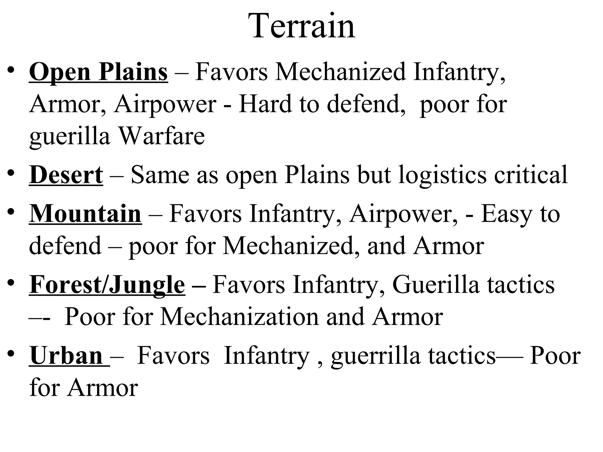 Types of war unit 5 | PPT