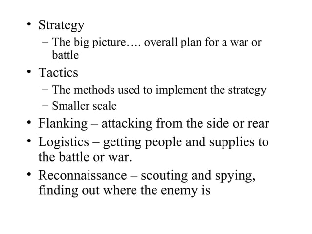 Types of war unit 5 | PPT