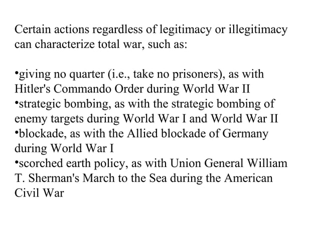 Types of war unit 5 | PPT