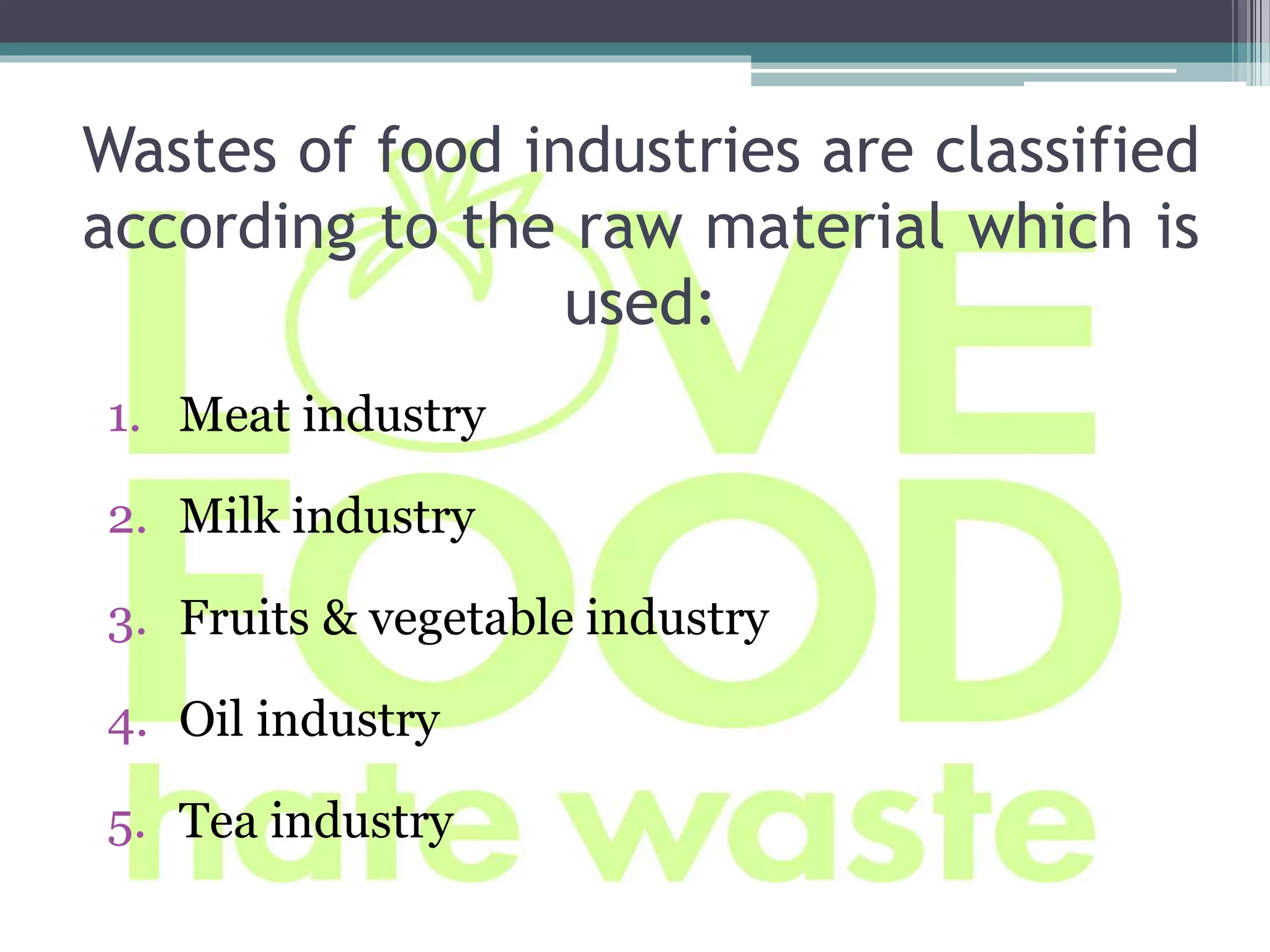 Types of waste and magnitude of waste generation | PPTX