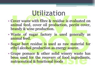 Types of waste and magnitude of waste generation | PPTX