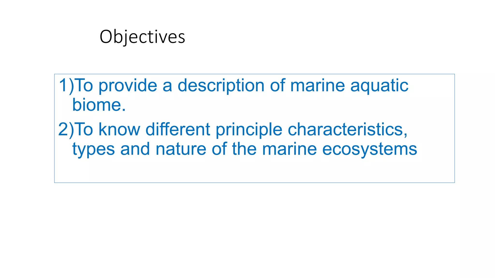 Types of water bodies marine water | PDF