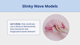Types of Waves Science Presentation in Light Blue White Lined Style | PPT