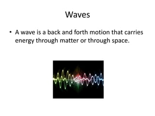 Types of waves with compressional waves | PPTX