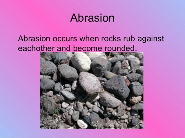 Abrasion Definition | Earth science, Science, Weather