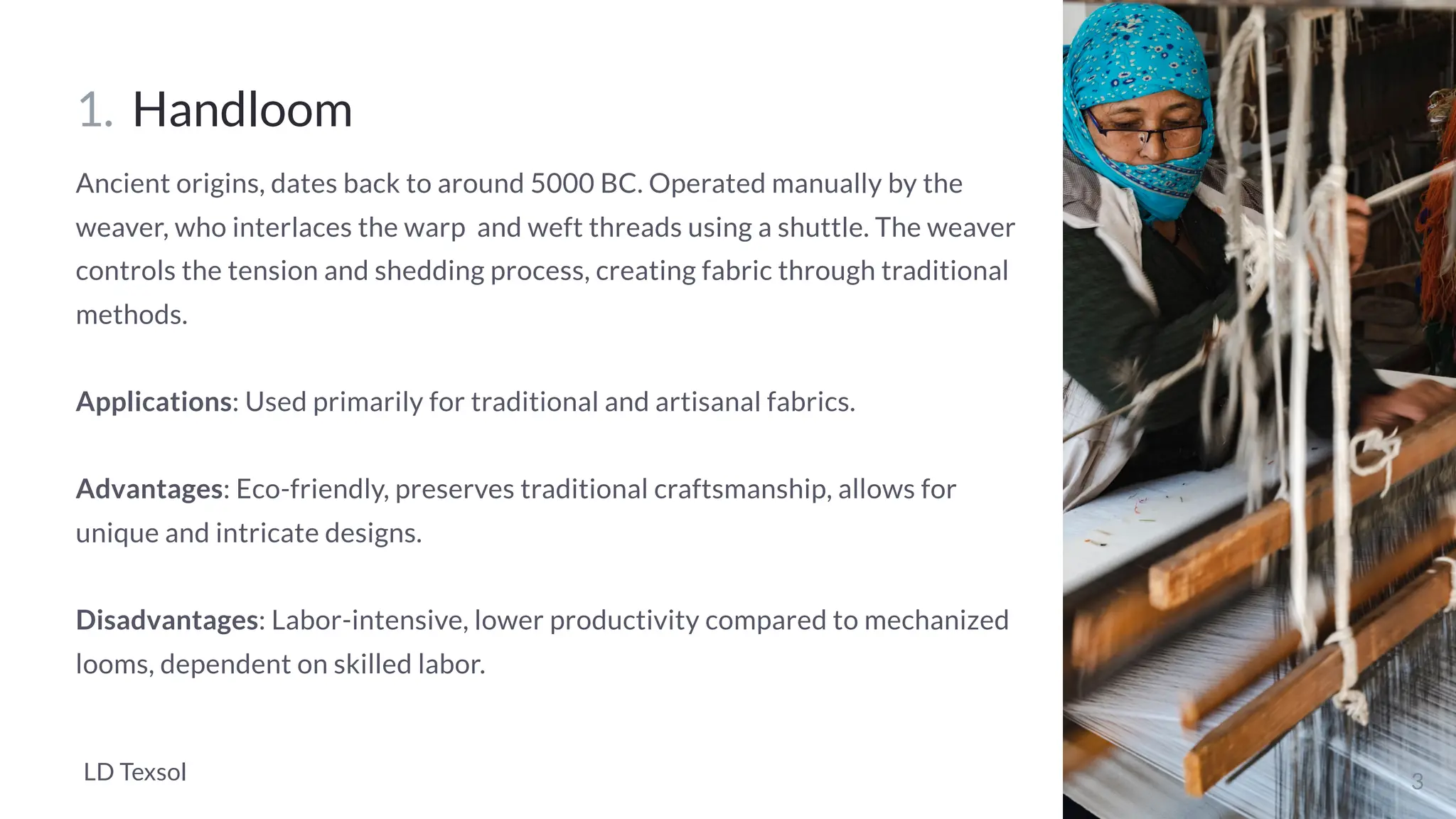 Types of Weaving loom machine & it's technology | PDF