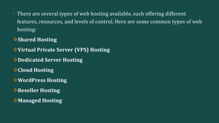 Types of Web Hosting .pptx