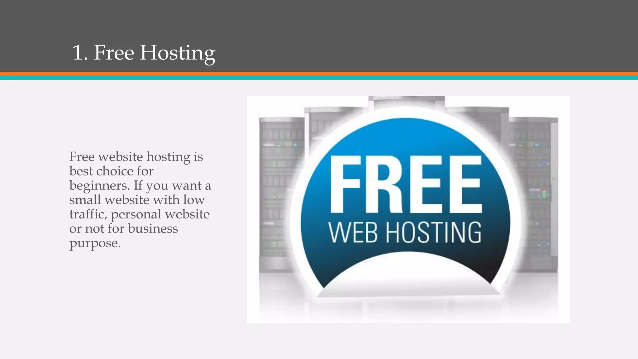 Types of web hosting services | PPTX