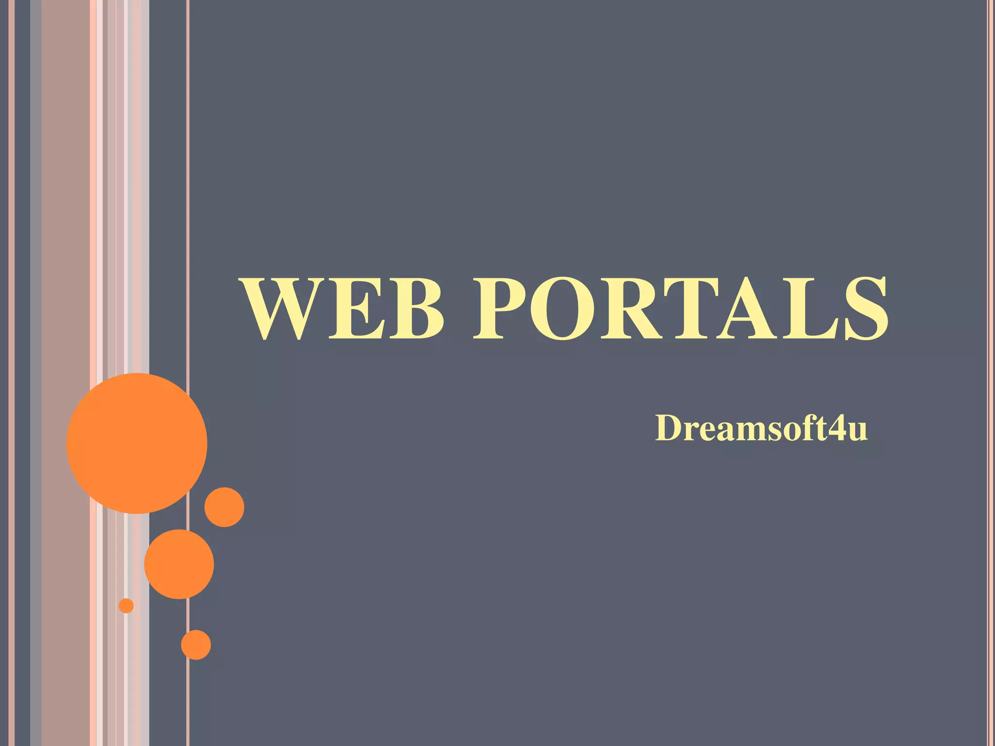 Types of web portals | PPT