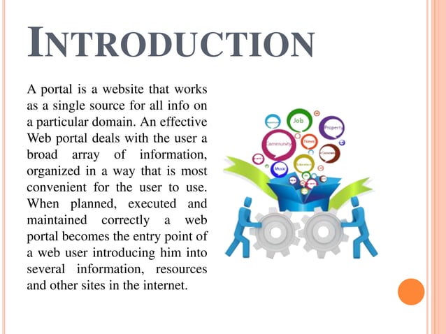 Types of web portals | PPT