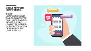 Types of web push notification | PPTX | Computing | Technology & Computing