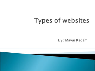 Different Types of Websites | PPT