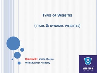 Types of websites | PPT