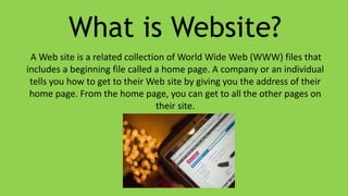Types of websites | PPSX | Web Design and HTML | Internet