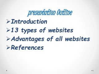 Types of websites | PPTX