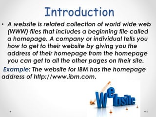 Types of websites | PPTX
