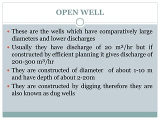 Types of wells | PPTX
