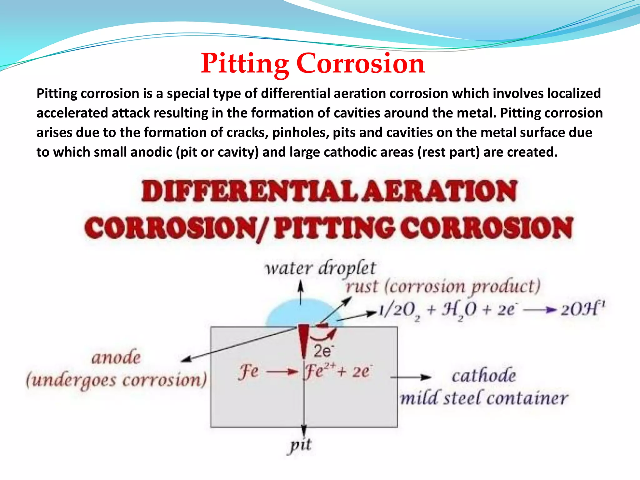 Wet corrosion and its types with mechanisms | PDF