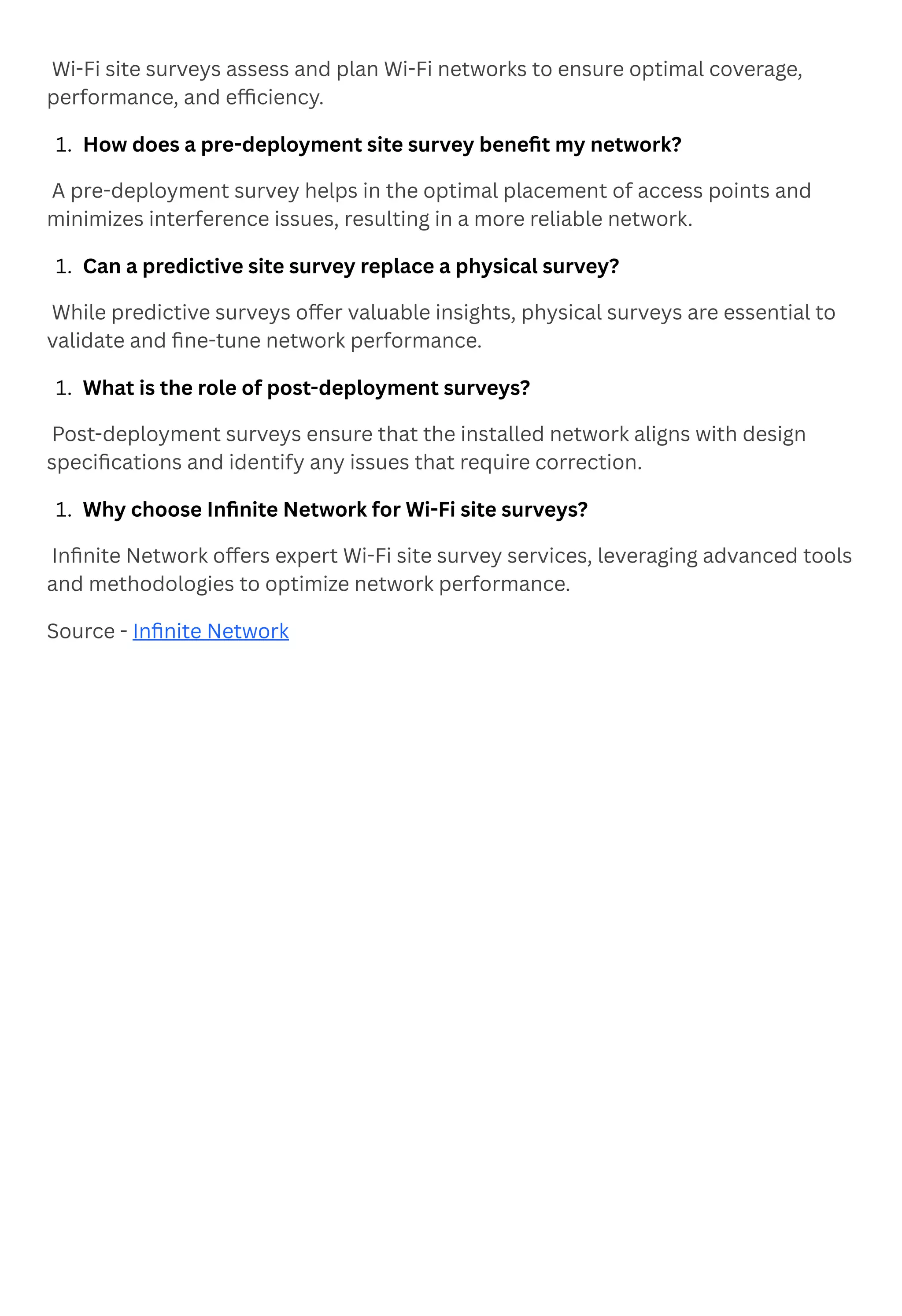Types of Wi-Fi Site Surveys | PDF