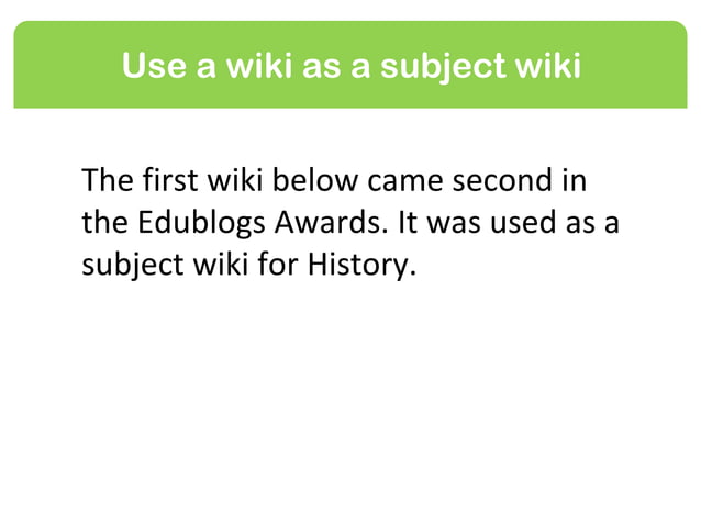 Types of wikis | PPT